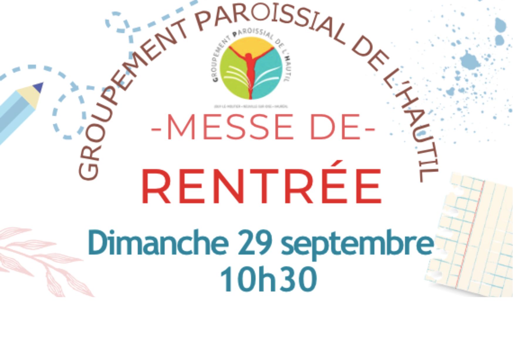 Messe de rentrée paroissiale 2024/2025 - Paroisses de l'Hautil